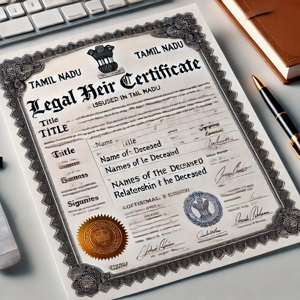 Legal Heir Certificate - VeBuyLand